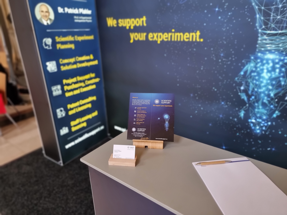 Scientific Support – We support your experiment!